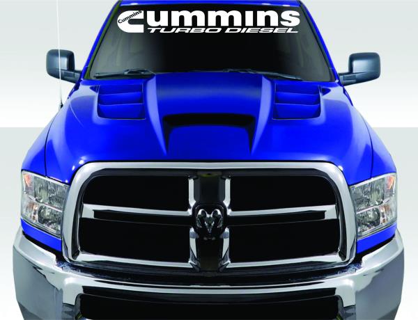 Cummins Windshield Sticker